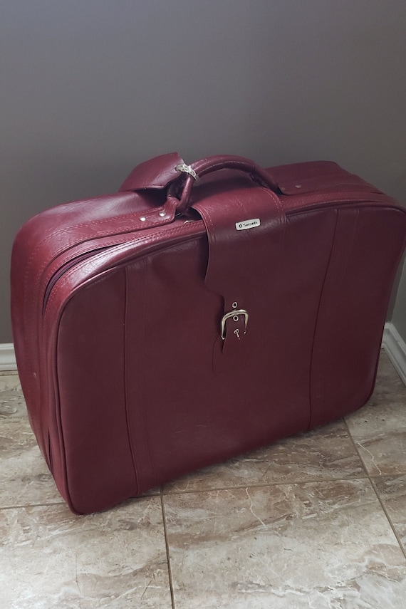 samsonite burgundy red vintage - Gem