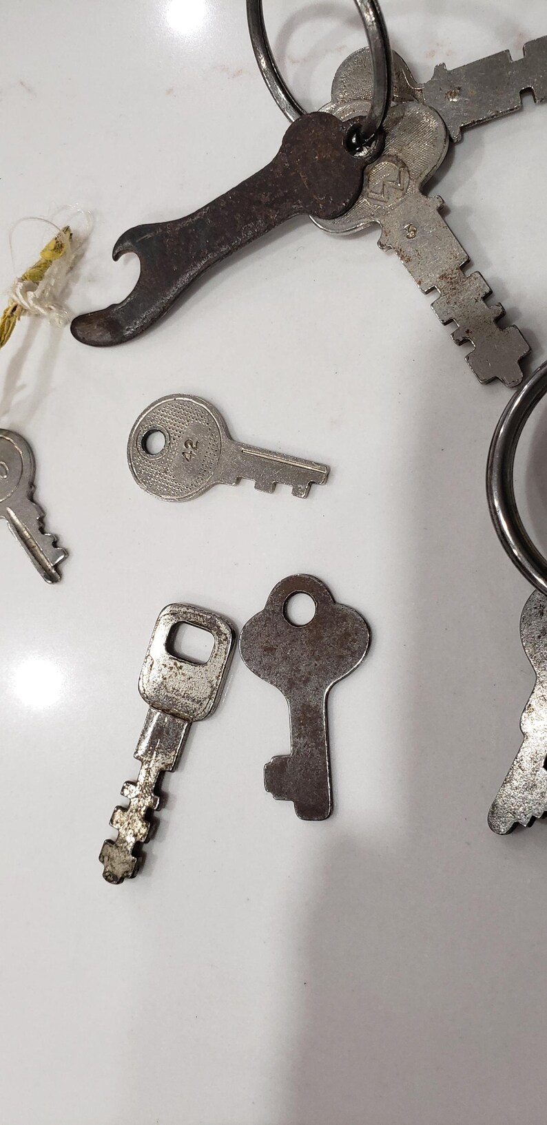 Vintage Keys, Lot of 8 Vintage Keys and One Vintage Bottle Opener - Etsy
