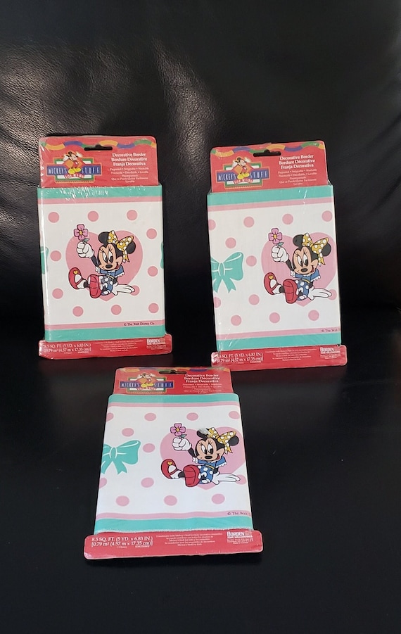Pink Minnie Mouse Wallpaper Border