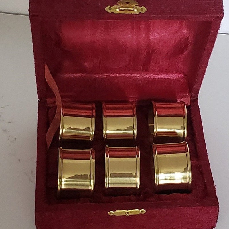 Brass Napkin Rings - Etsy