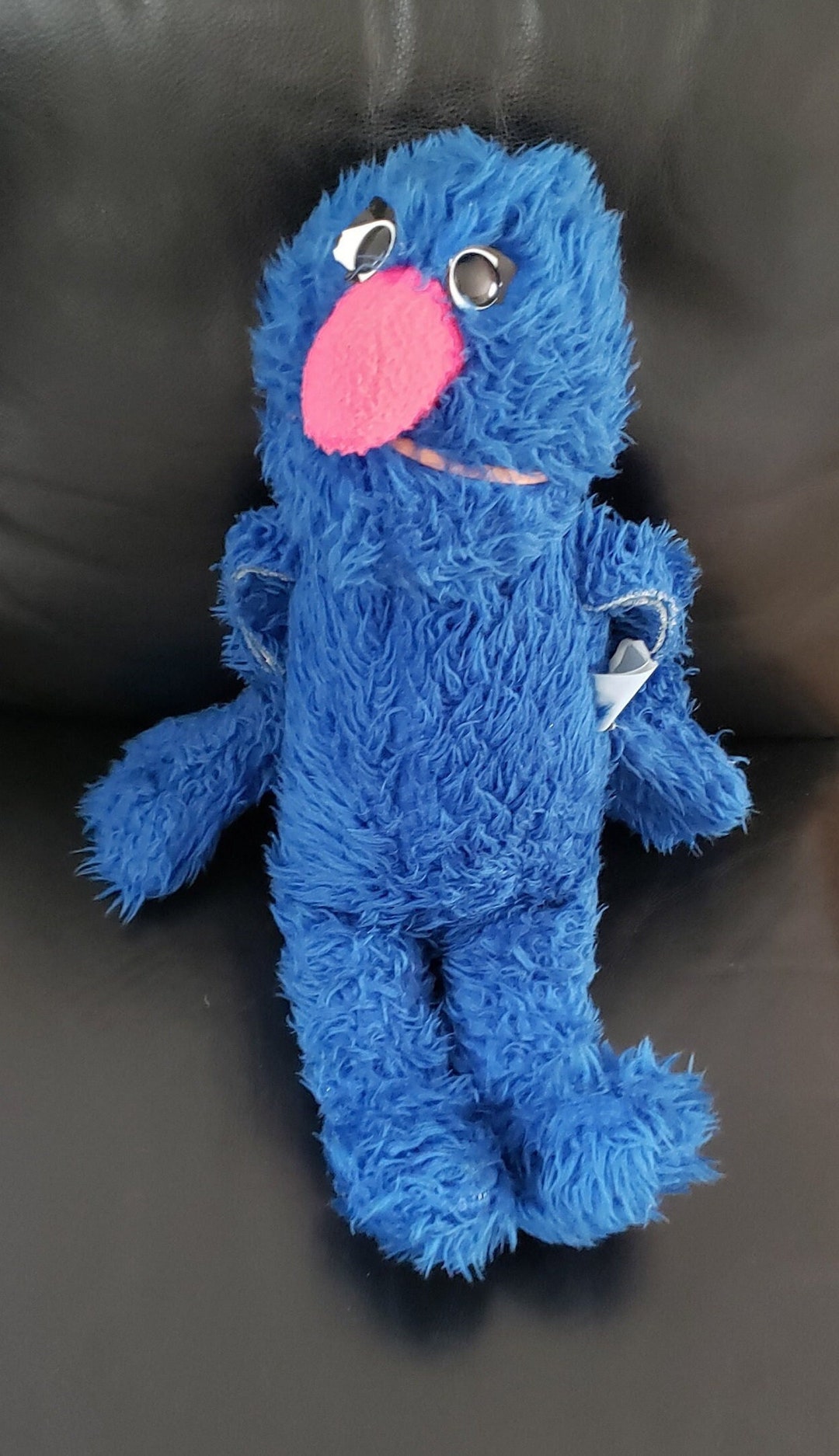Muppet Monster Sesame Street Style Blue Furry Monster , Grover Muppet ...