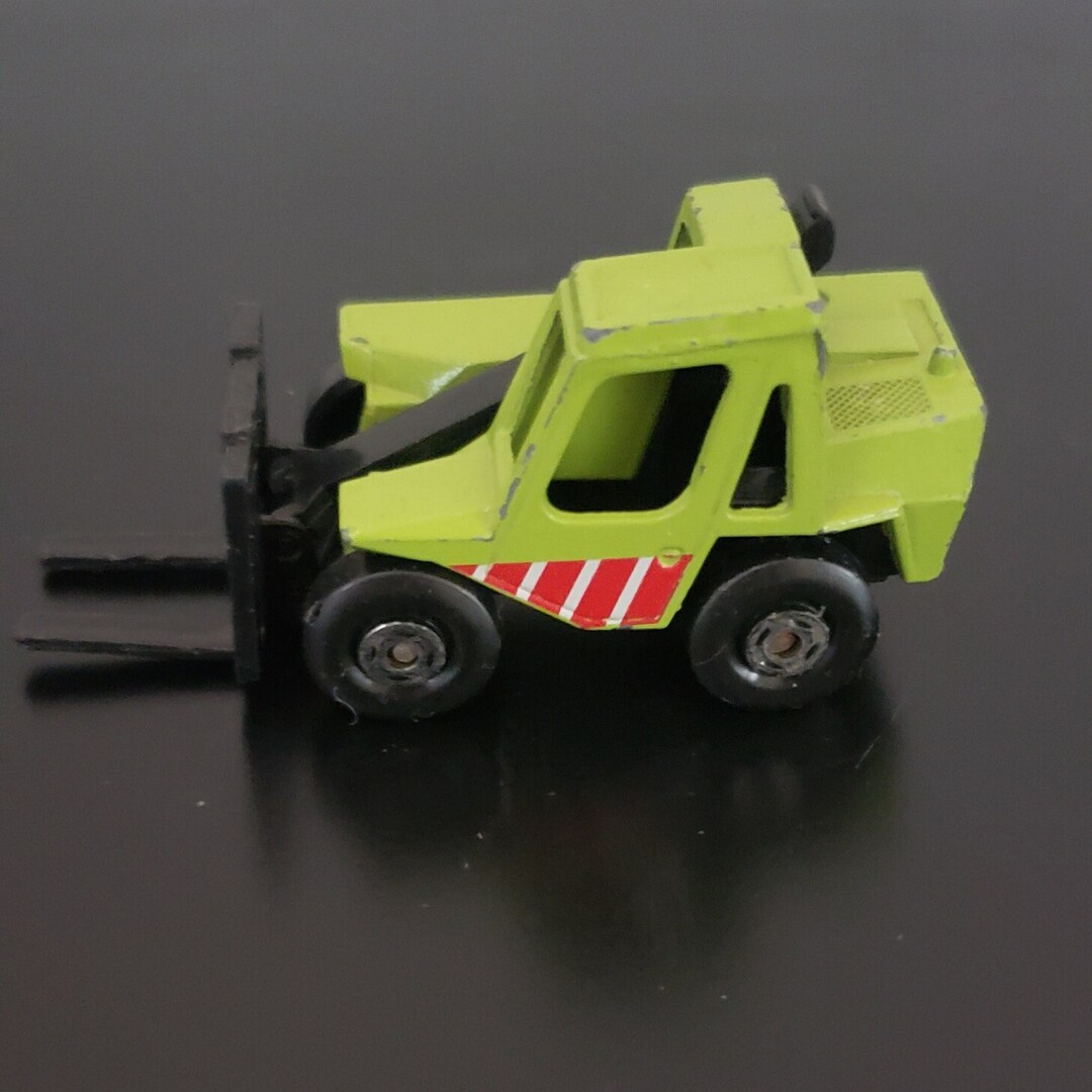 Vintage 1977 Matchbox Fork Lift Truck , Green Forklift Diecast ...