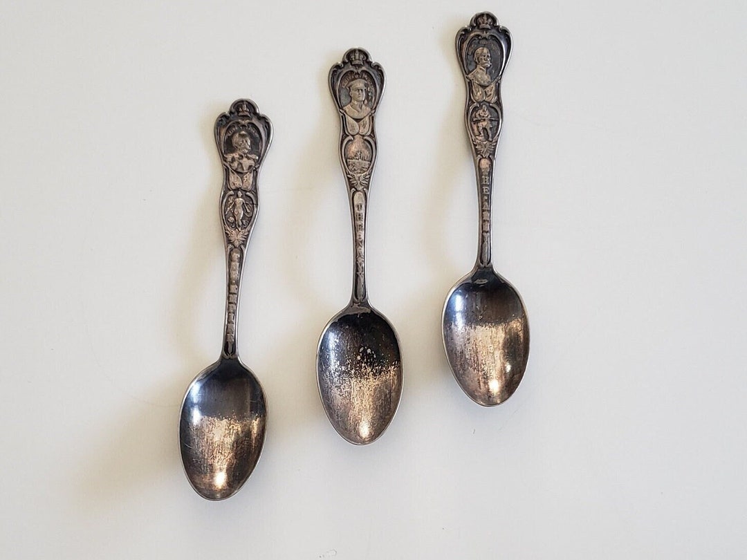 Birks Collector Spoons, King George V the Empire , Admiral Beatty the ...