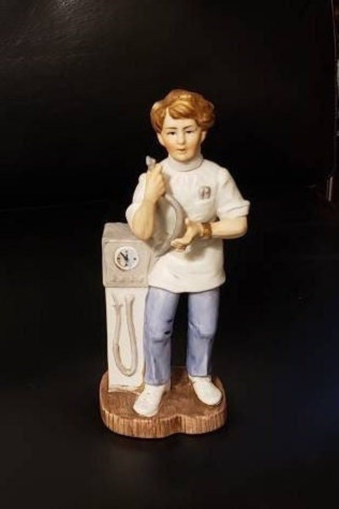 Lefton Dentist Figurine, Vintage Bisque Dr Figure, Lefton China Hand ...