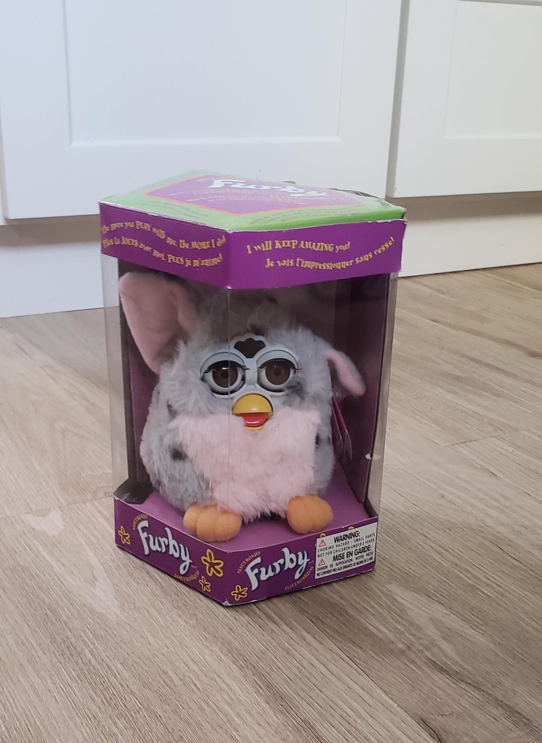 Vintage Electronic Furby Model 70-800 Tiger Grey With Pink 1998 NIB - Etsy