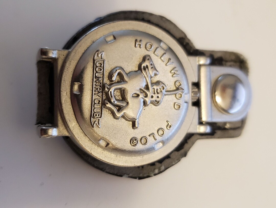 Vintage Hollywood Polo Country Club Belt Watch, Ocean Master Quartz ...
