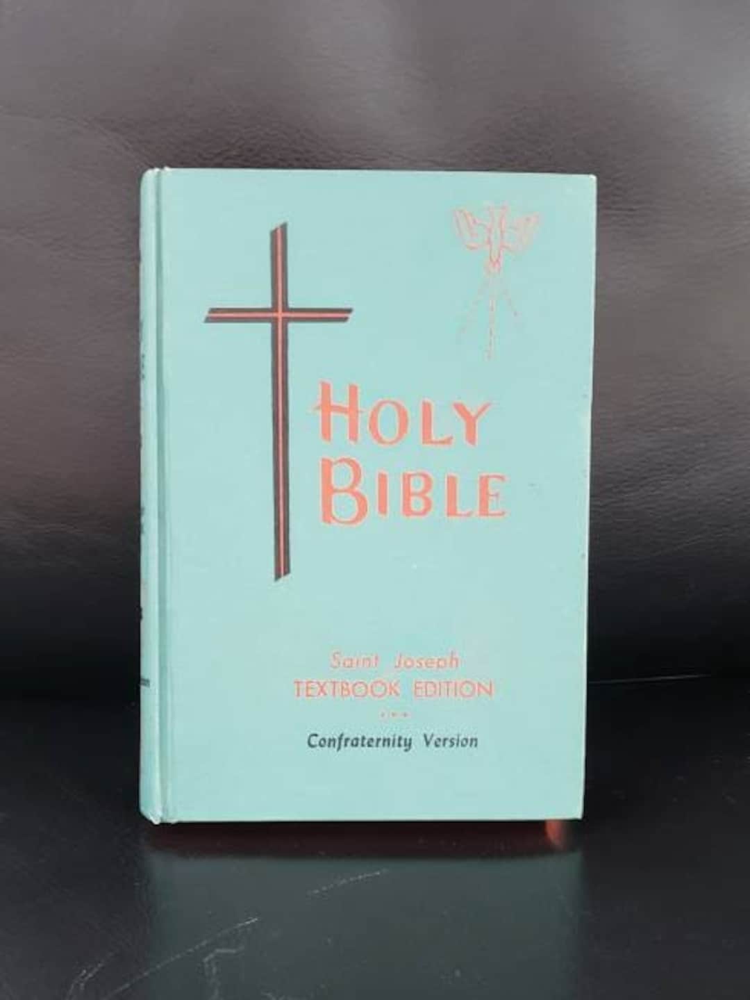 Holy Bible Saint Joseph Textbook Edition Confraternity Version ...