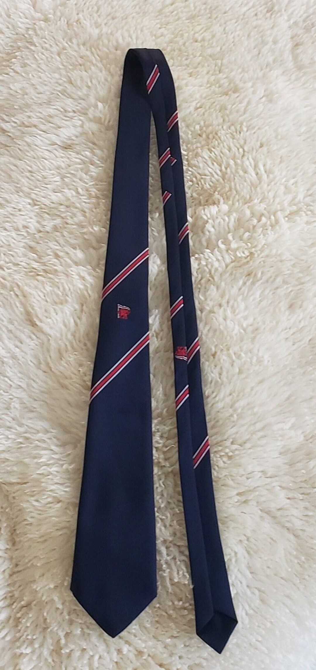 Toye Kenning & Spencer Welsh Dragon With Flag Neck Tie, Red Dragon With ...