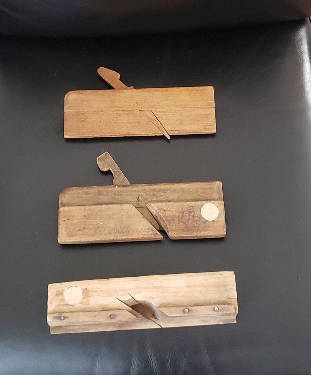 Antique Moulding Plane Lot of Three, Wood Molding Wall Decor, Antique ...
