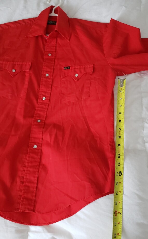 Vintage Bar M Rancher Red in color Permanent Press We… - Gem