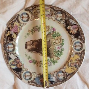 Life of Jesus Plate , Vintage Iridescent Giftcraft Large Decorative ...