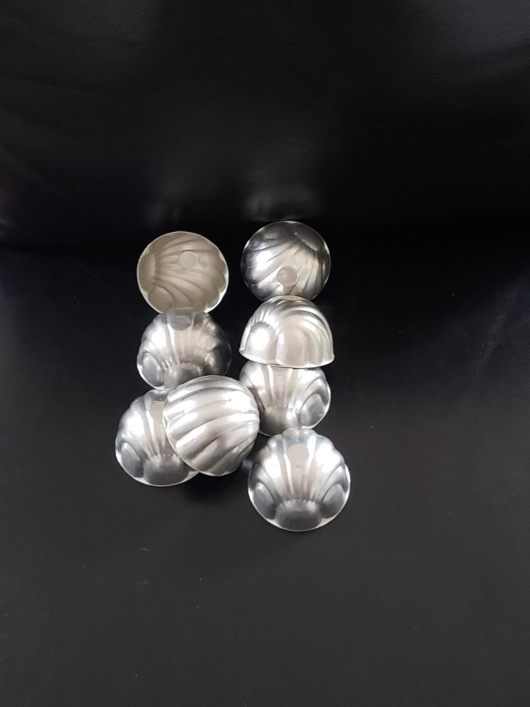 Aluminum Baking Molds, Lot of 8 Vintage Jello Moulds, Eight Mini ...