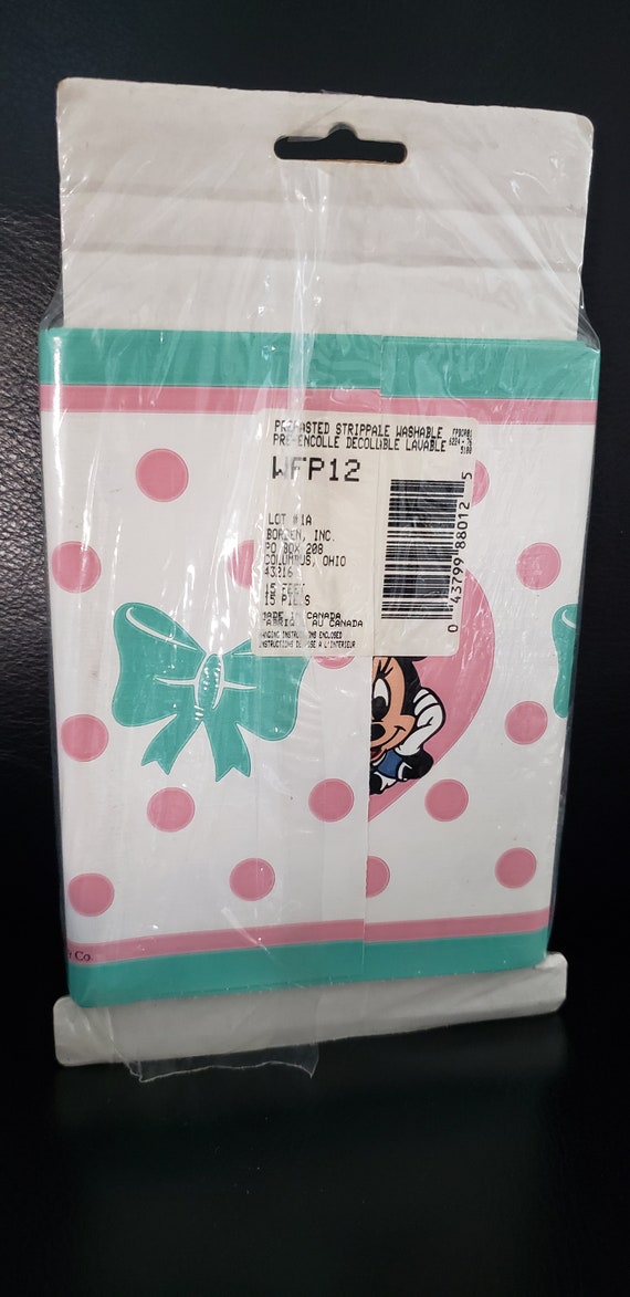 Borde De Papel Tapiz Vintage De Minnie Mouse 3d Dibujos Animados
