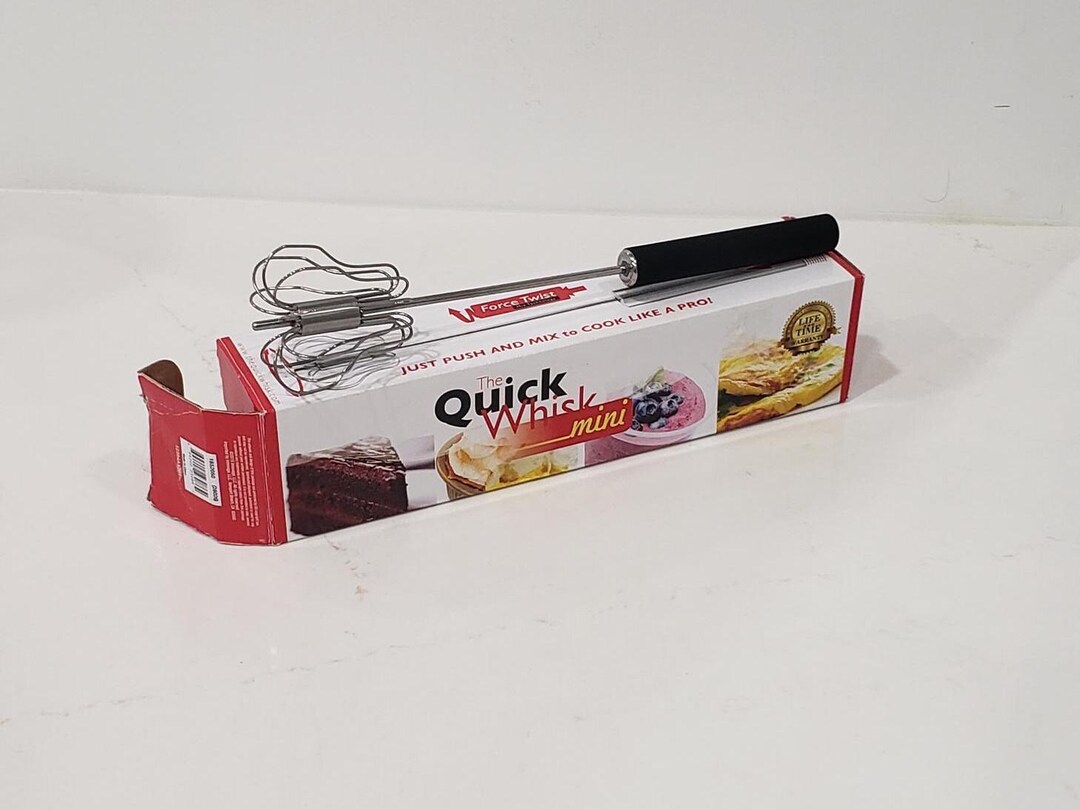 The Quick Whisk Mini , Force Twist Push and Mix Whisk, Twist Spring ...