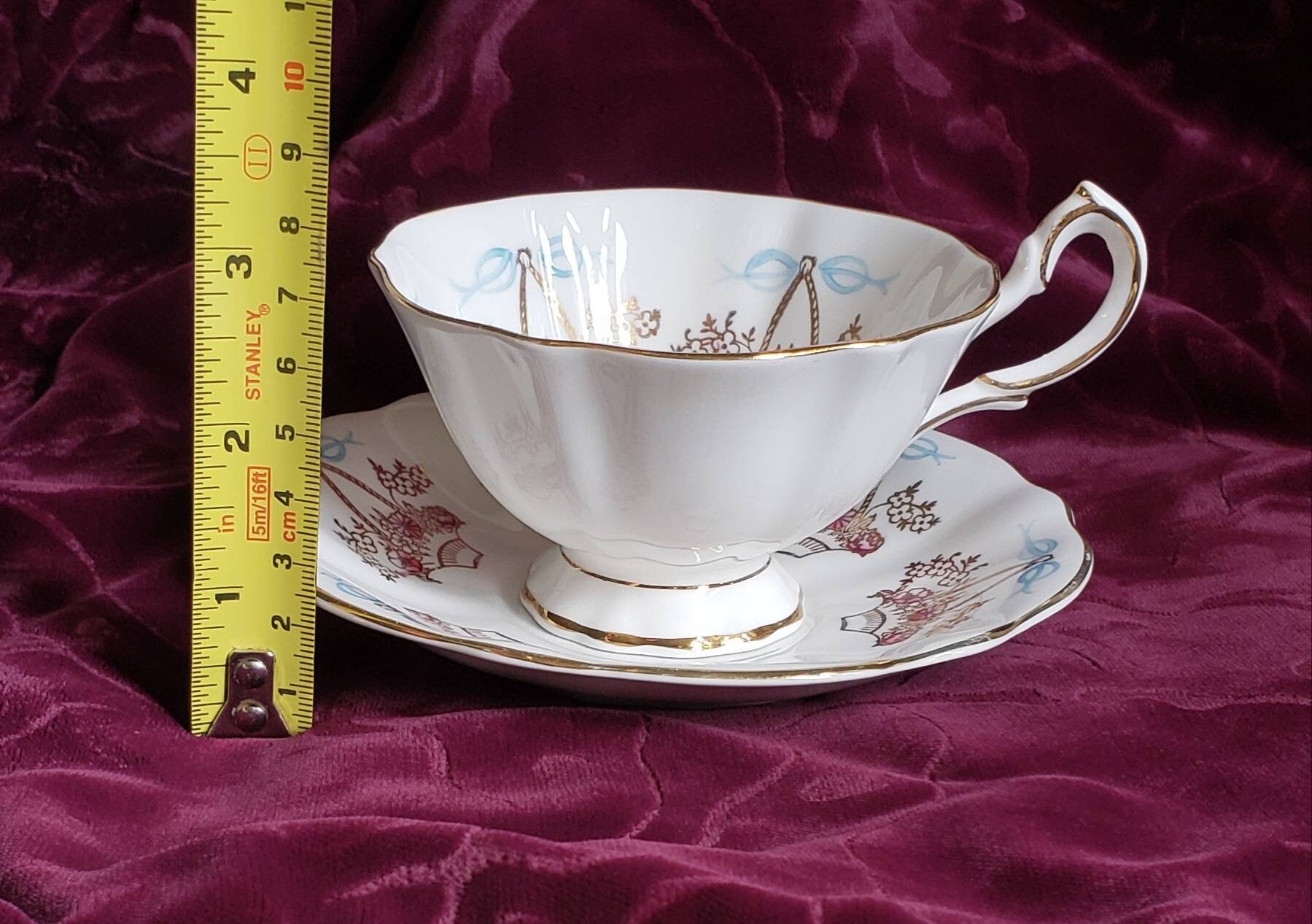 Queen Anne Ribbons and Bows Bone China England Ribbons Bows | Etsy