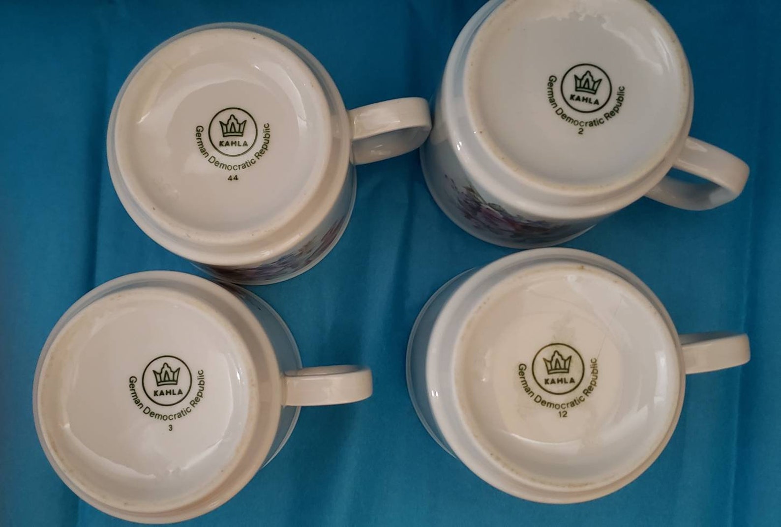 Kahla DDR Tassen 4er Set Kahla Kaffeetassen Vintage Ddr - Etsy.de