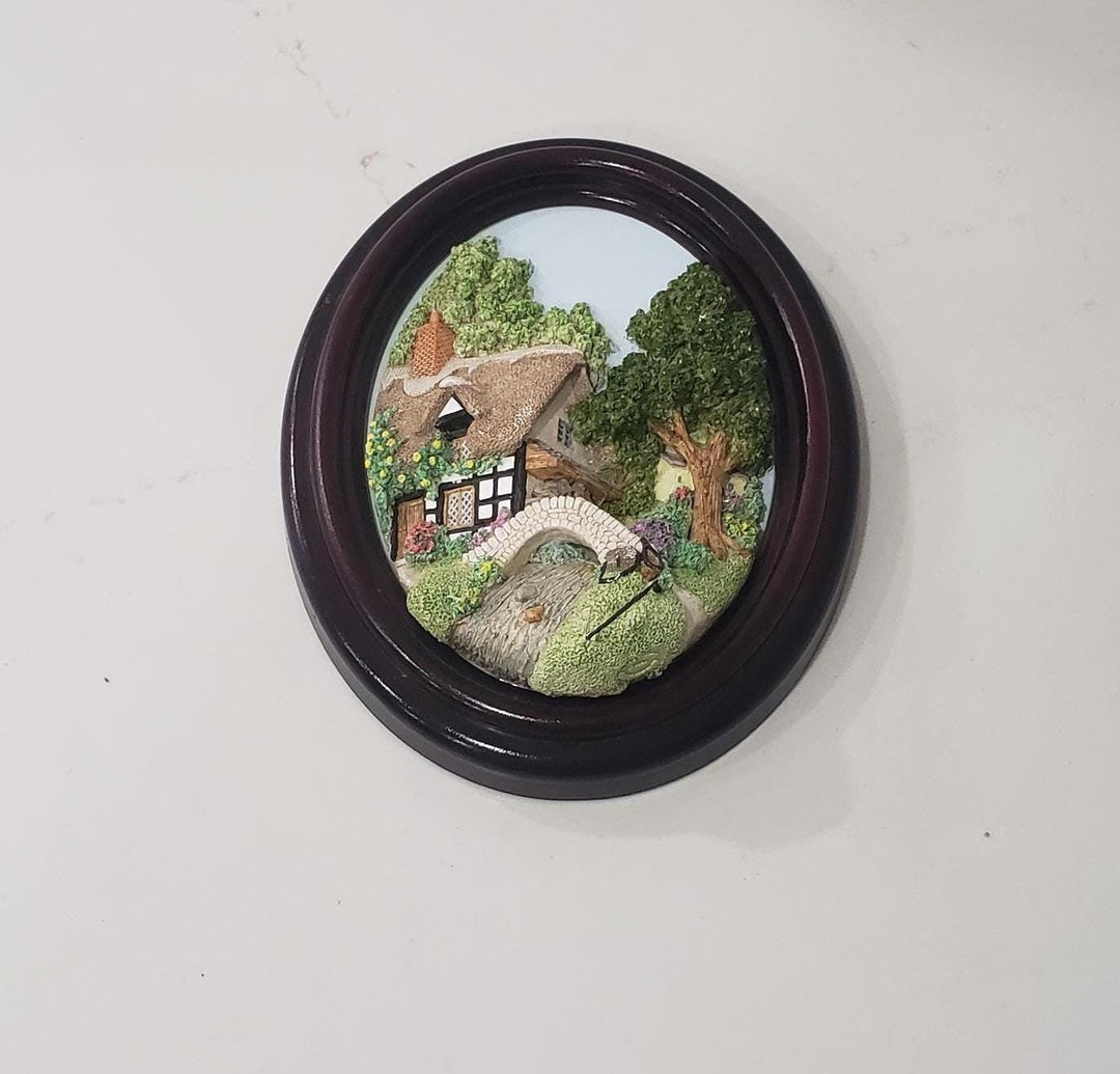 Lakeland Studios Alport Mill 3D Wall Hanging, Hand Crafted 3 ...