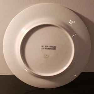 Life of Jesus Plate , Vintage Iridescent Giftcraft Large Decorative ...