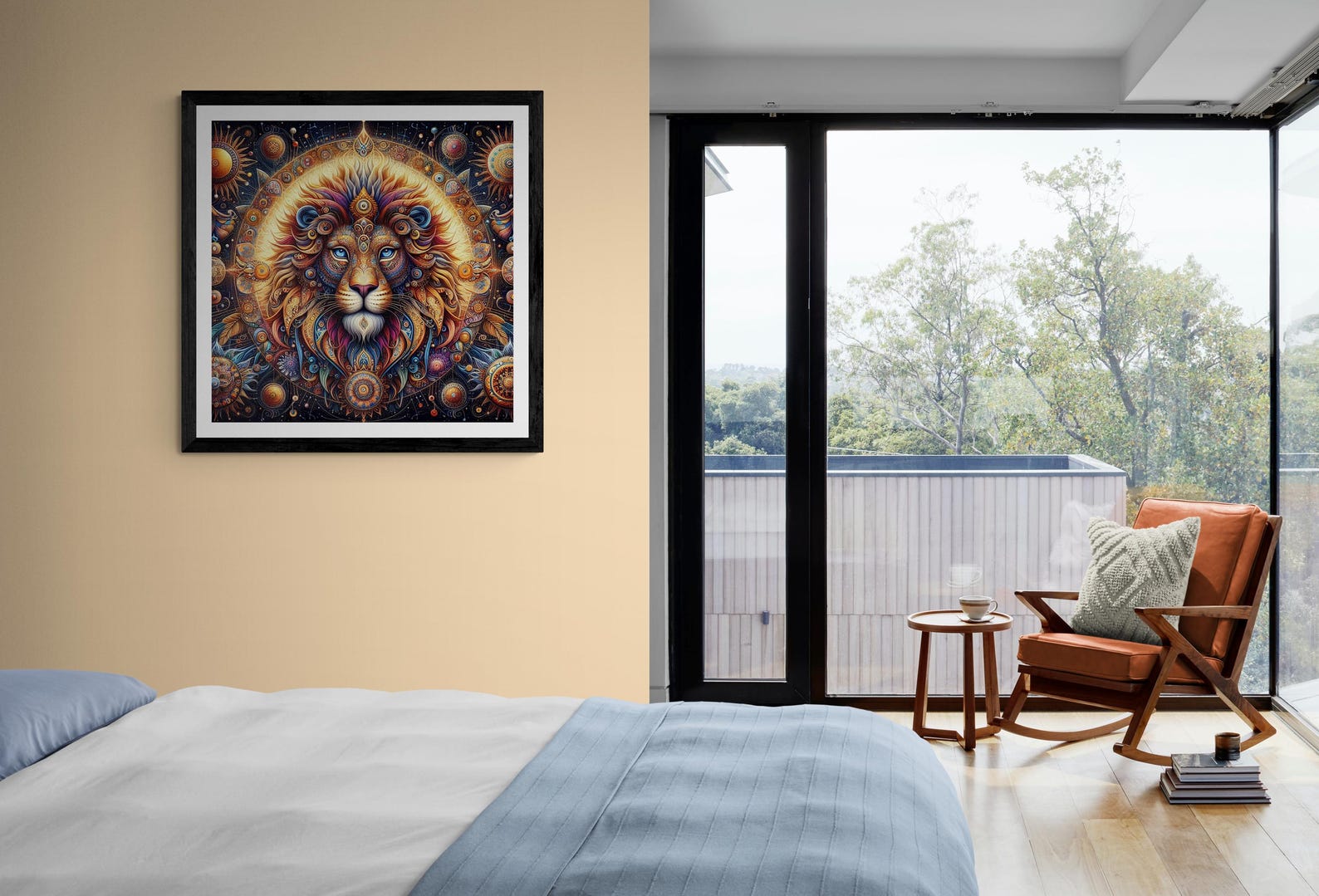 The Couragious Lion Spirit Animal. Mystical. Astrology. Spiritual ...