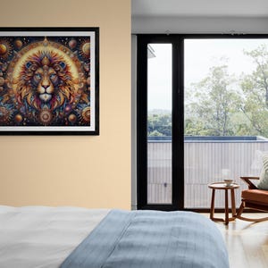 The Couragious Lion Spirit Animal. Mystical. Astrology. Spiritual ...