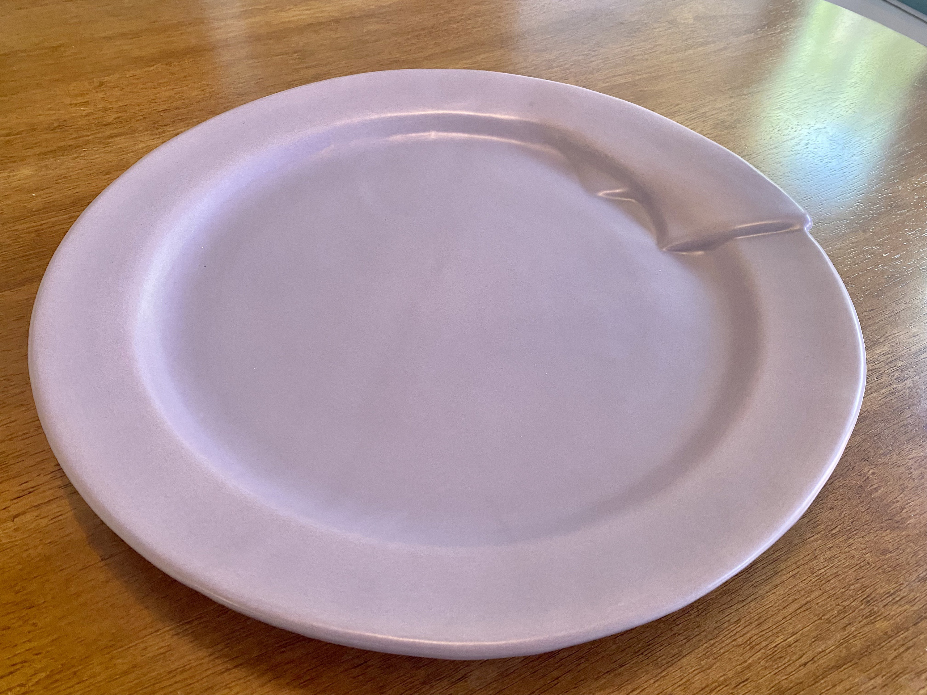 Vintage Julie Sanders Cyclamen Pottery Large Light Purple Platter 15 ...