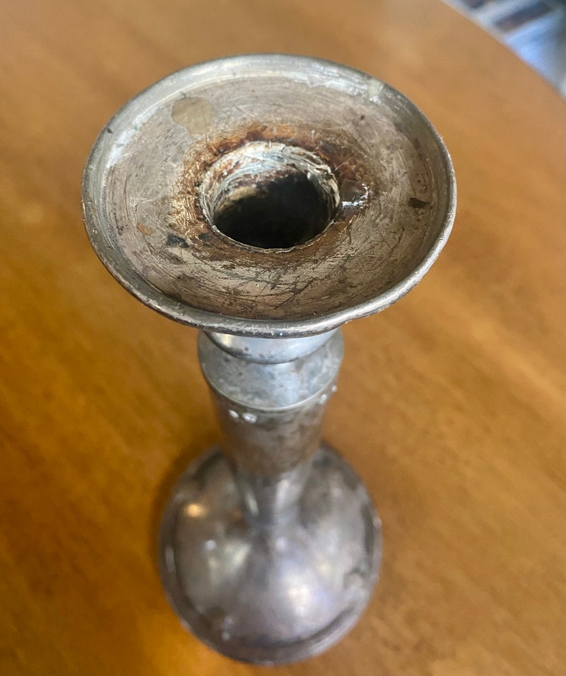 Antique Silverplate Candlestick Holder Pair by Wilcox Silver - Etsy
