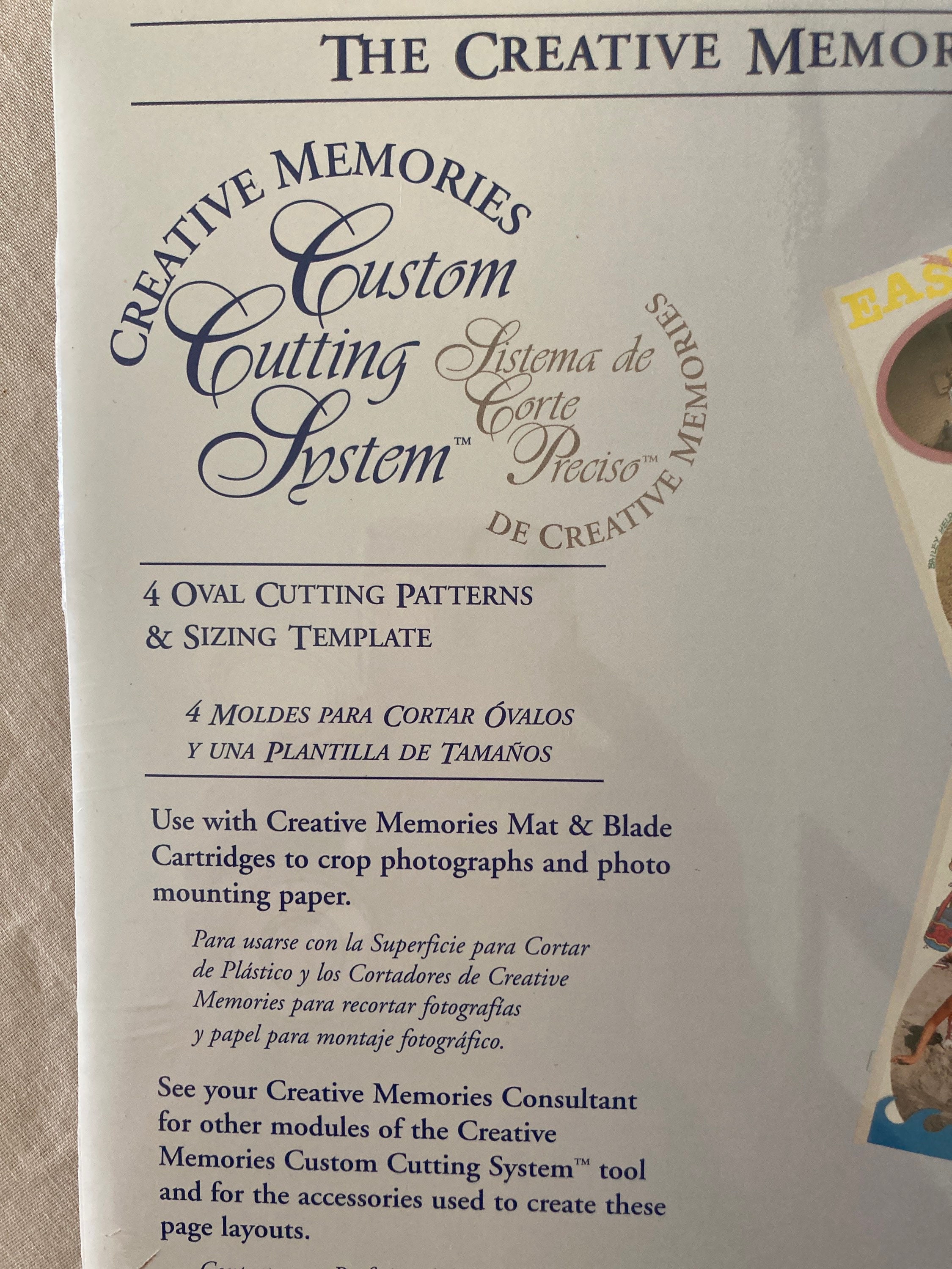 Creative Memories Custom Cutting System-oval Cutting Patterns and ...