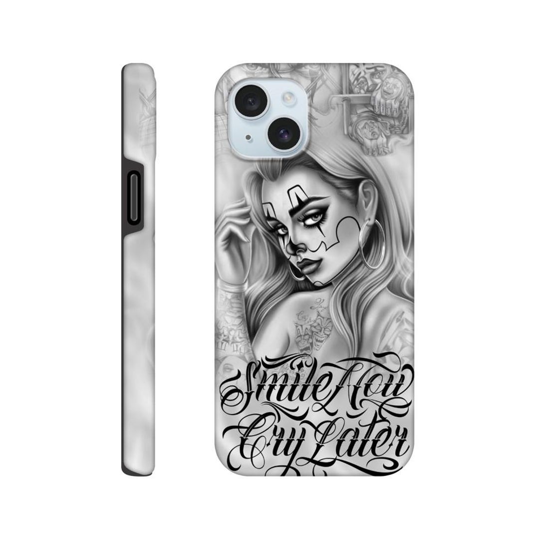 Smile Now Cry Later Phone Case: Tough Protective Cover - Etsy