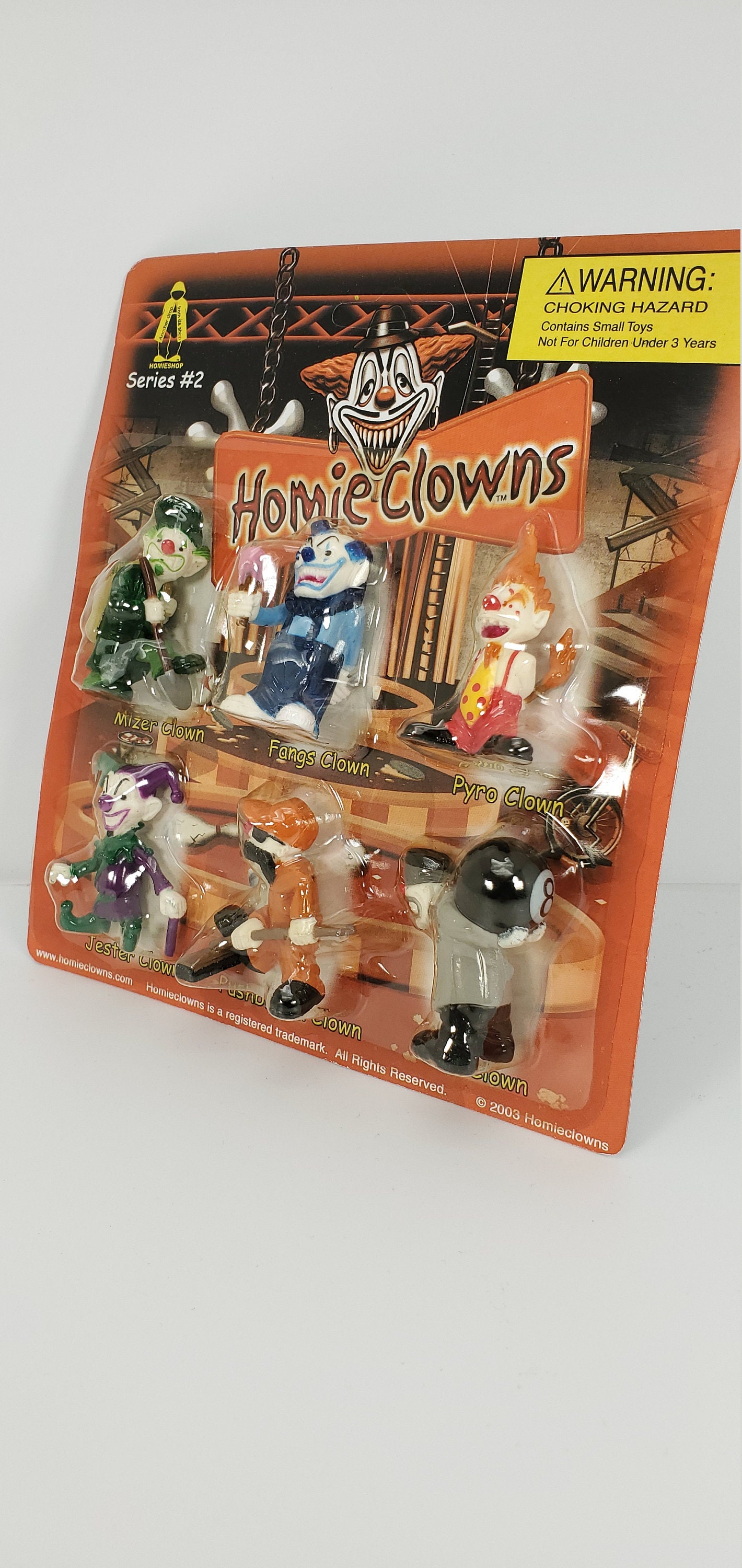 Homies CLOWNS Series 2 Blister Package Card Figure Figurine | Etsy