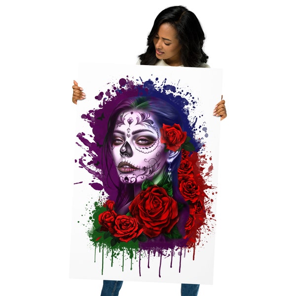 Sugar Skull Poster - Etsy