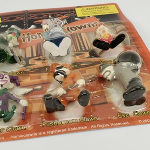 Homies CLOWNS Series 2 Blister Package Card Figure Figurine Homie ...