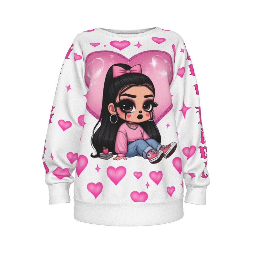 SAD GIRL, Chicano Art Sweater, Sarcastic Sweatshirt, Funny Pullover ...