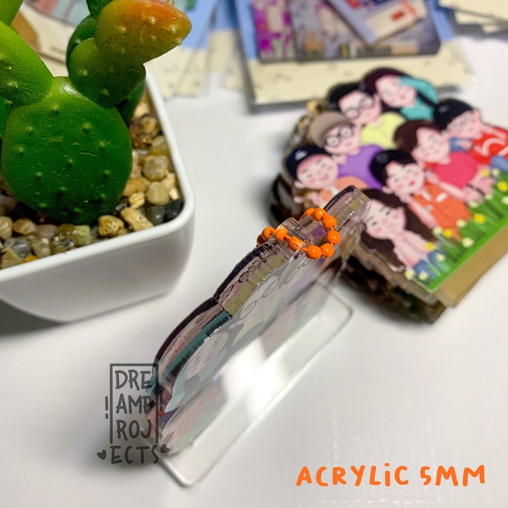 Running Man Standee Keychain Acrylic - Etsy