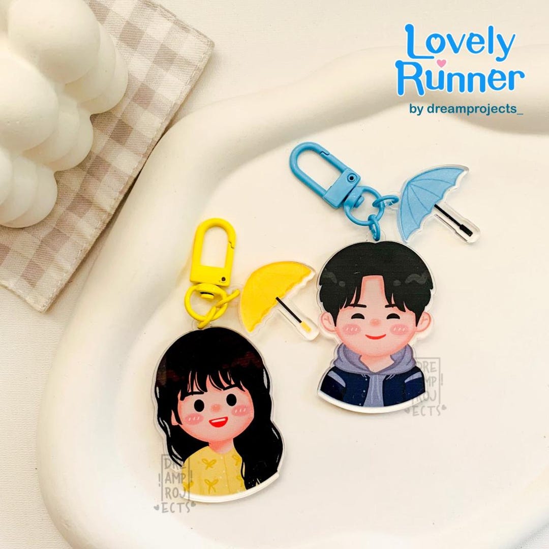 Lovely Runner Keychain Kdrama Merchandise Acrylic Keychain Shaker - Etsy