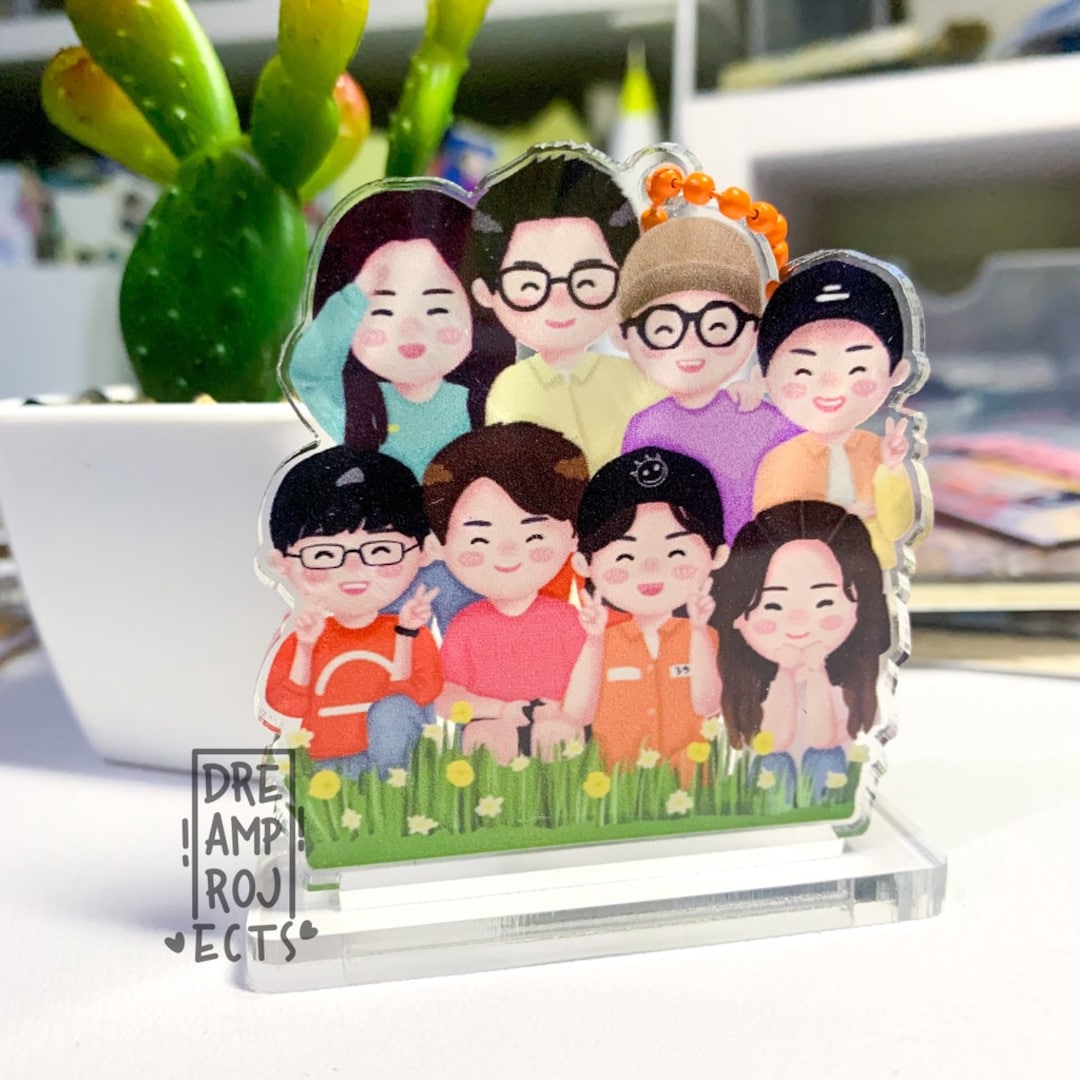 Running Man Standee Keychain Acrylic - Etsy