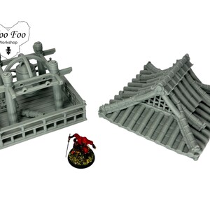 Shoro 3D Printed Japanese Samurai Terrain 32mm - Nippon Saga - Etsy