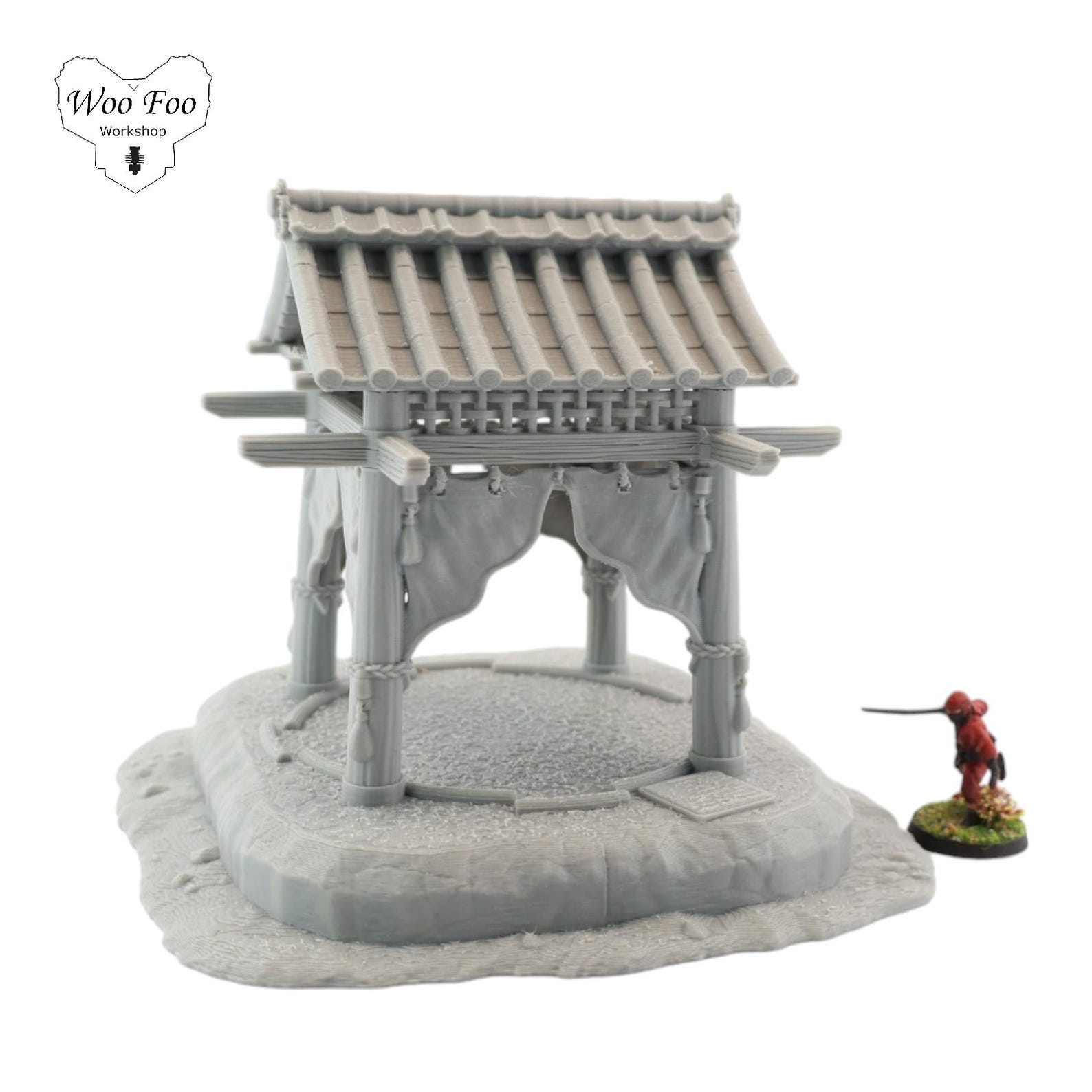 Sumo Ring 3D Printed Japanese Samurai Terrain 32mm - Nippon Saga - Etsy
