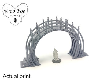 Samurai Bridge 28mm 3D Printed Terrain Test of Honour Asian | Etsy