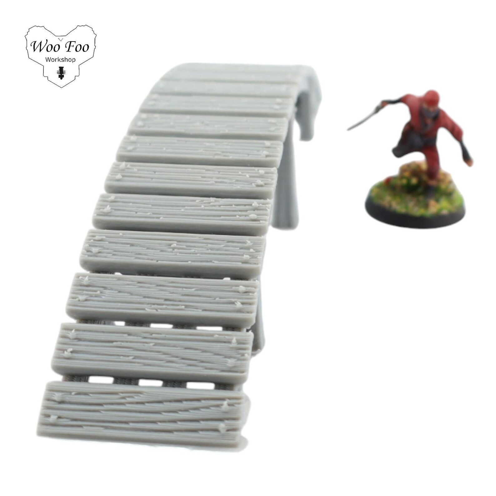 Large Span Bridge 3D Printed Japanese Samurai Terrain 32mm - Nippon ...