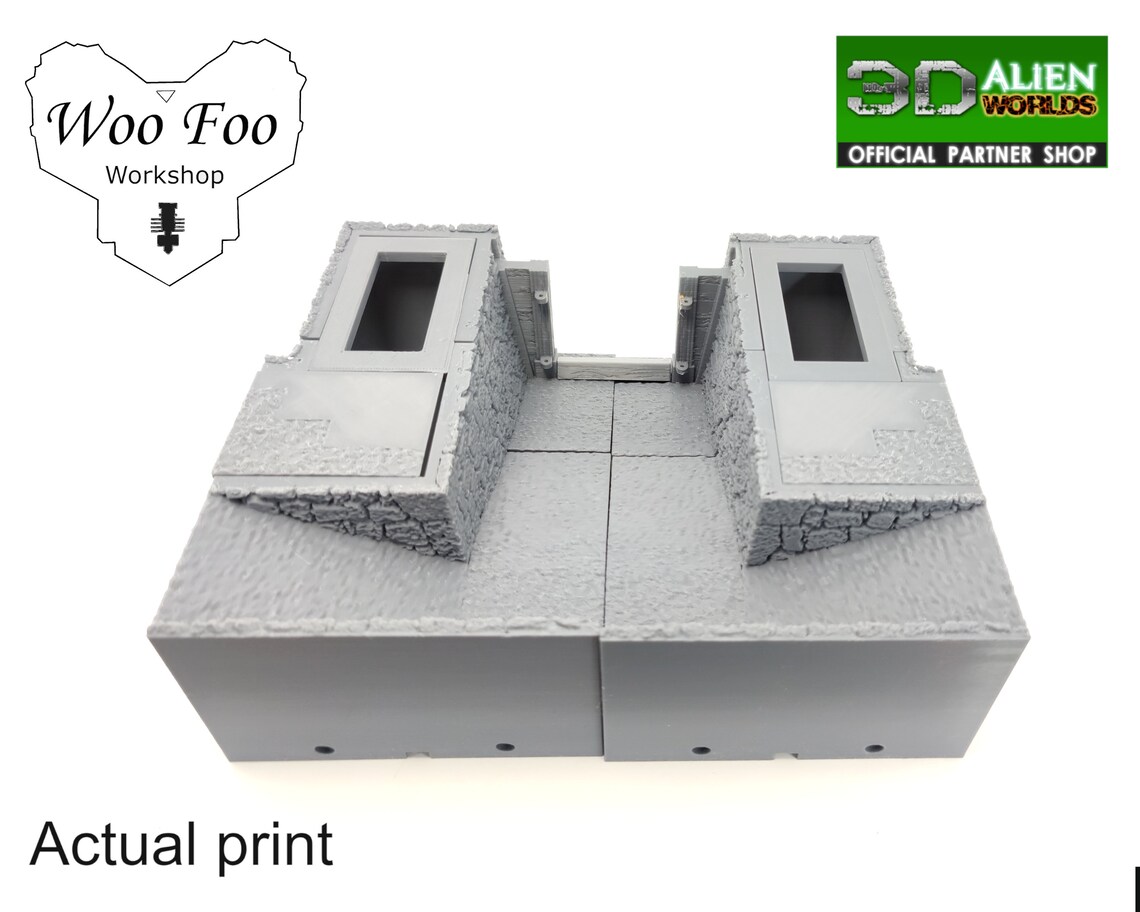 Samurai Castle Gate Tower 28mm 3D Printed Terrain Test of Honour ...