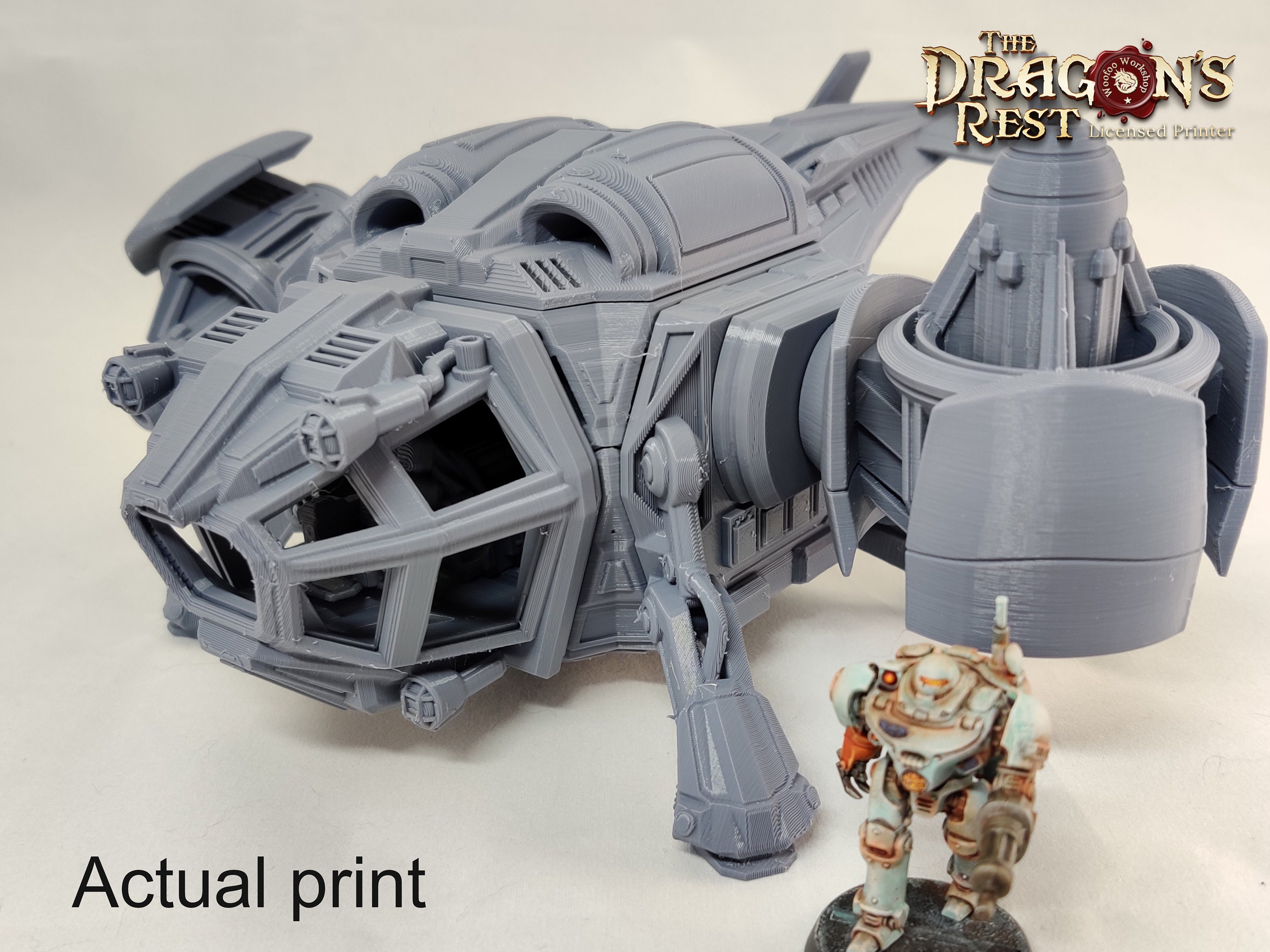Sci Fi Grasshopper Spaceship 3d Printed Kill Team 28mm | Etsy