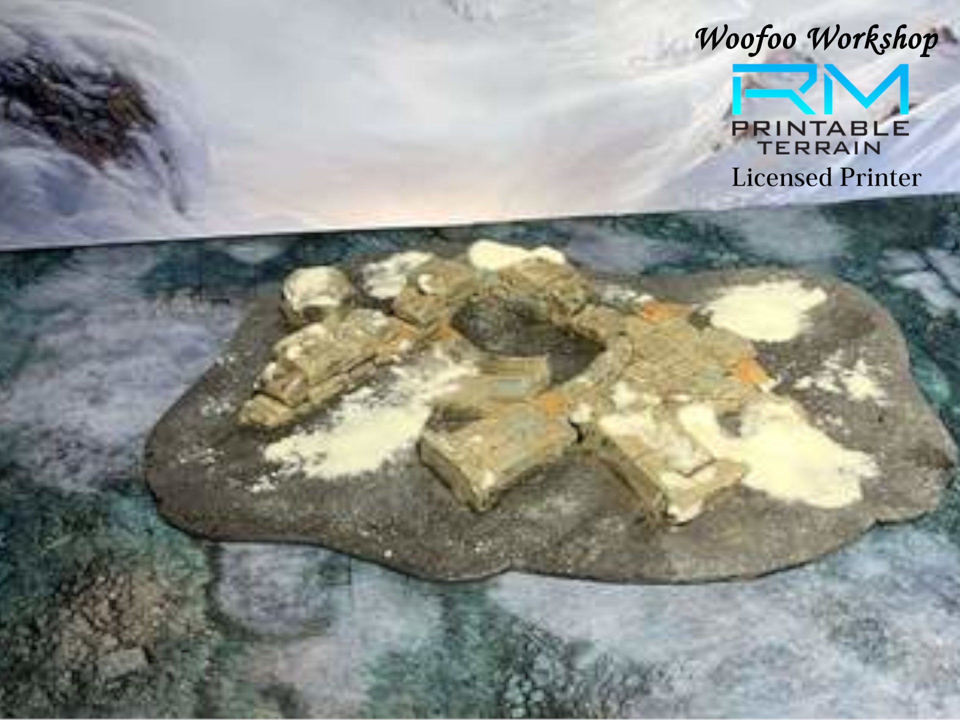 Scatter Ruins 3D Printed 28mm Fantasy Scatter Terrain Rmstudio | Etsy