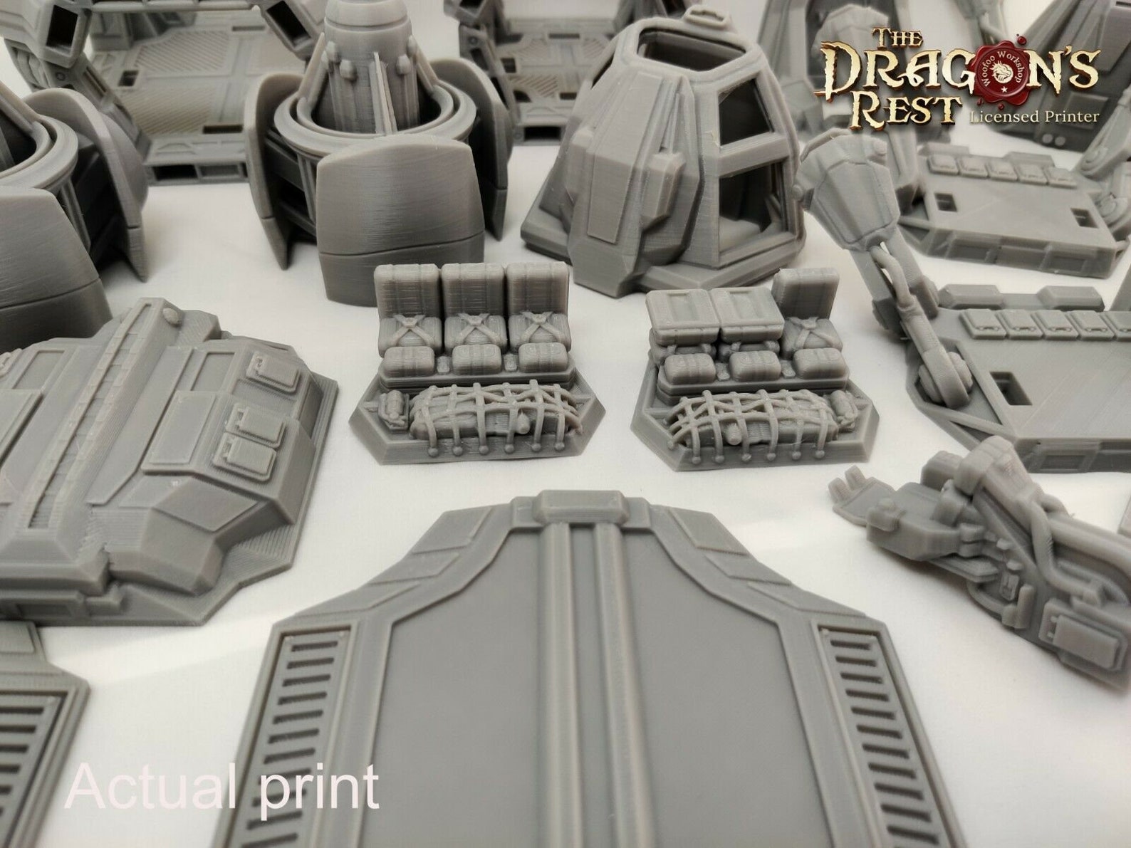 Sci Fi Dragonfly Heavy Dropship terrain 40k infinity | Etsy