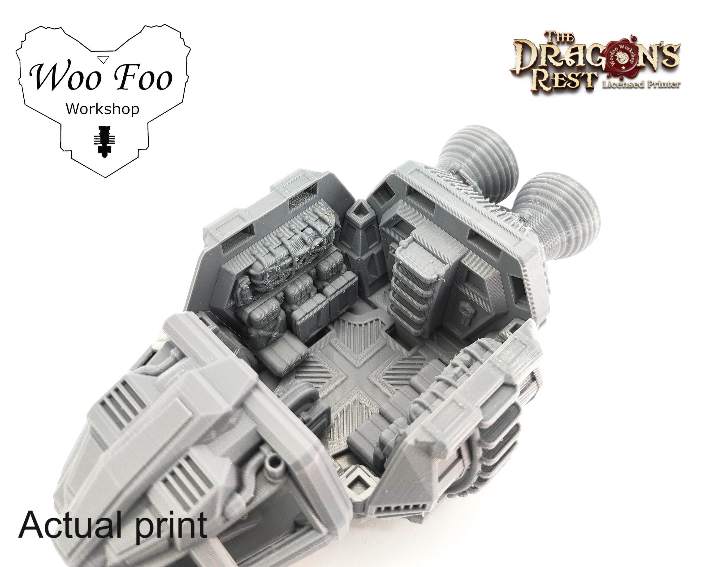 Sci Fi Escape Pod Scatter Terrain, 28mm Wargaming - Dragons Rest - Etsy