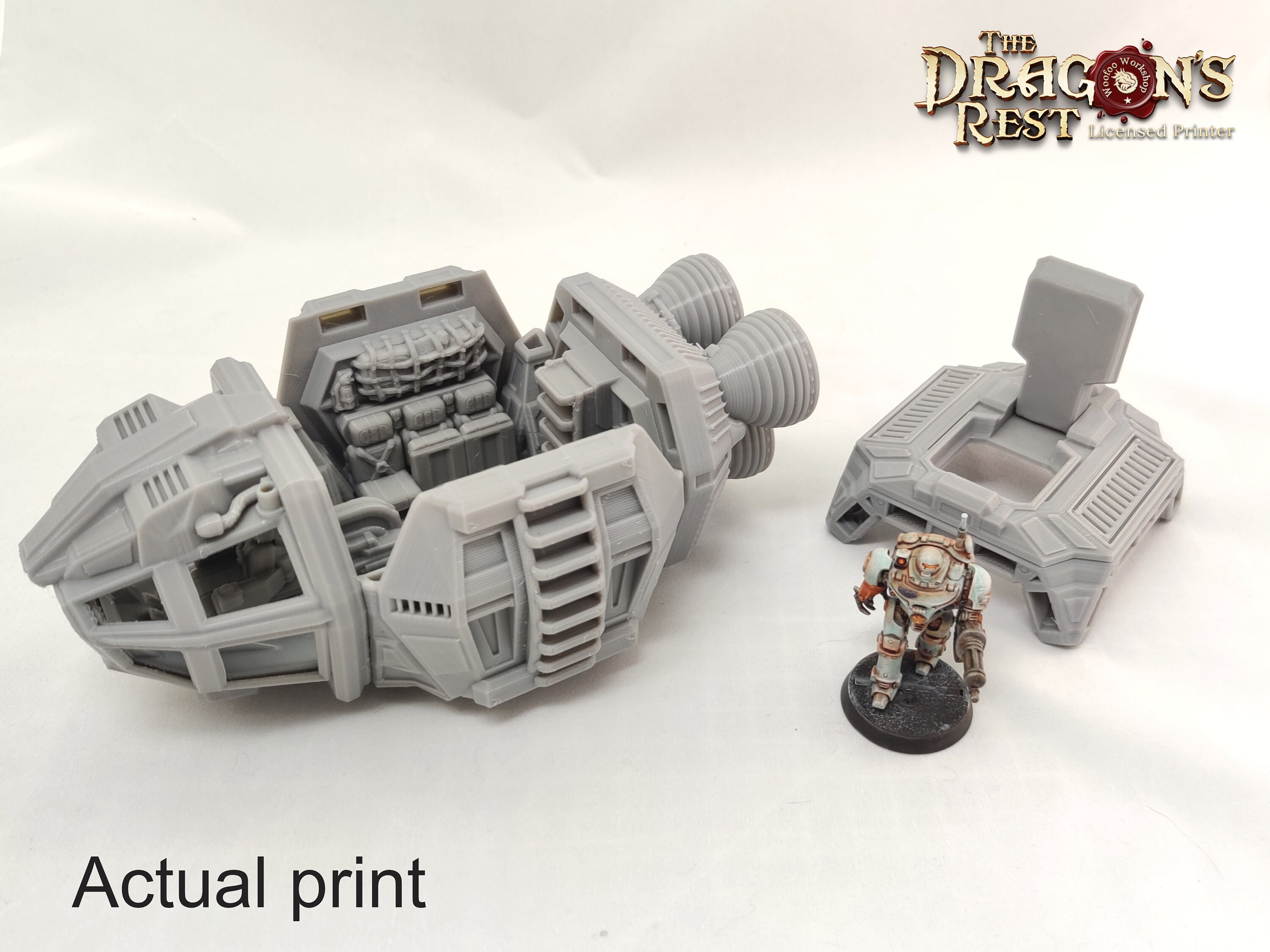 Warhammer DROP POD Terrain ROGUE TRADER Kill Team ESCAPE Scenery ...