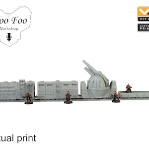 Sci Fi Gothic Train Set 3D Printed Gaming Terrain - Warlayer - Etsy