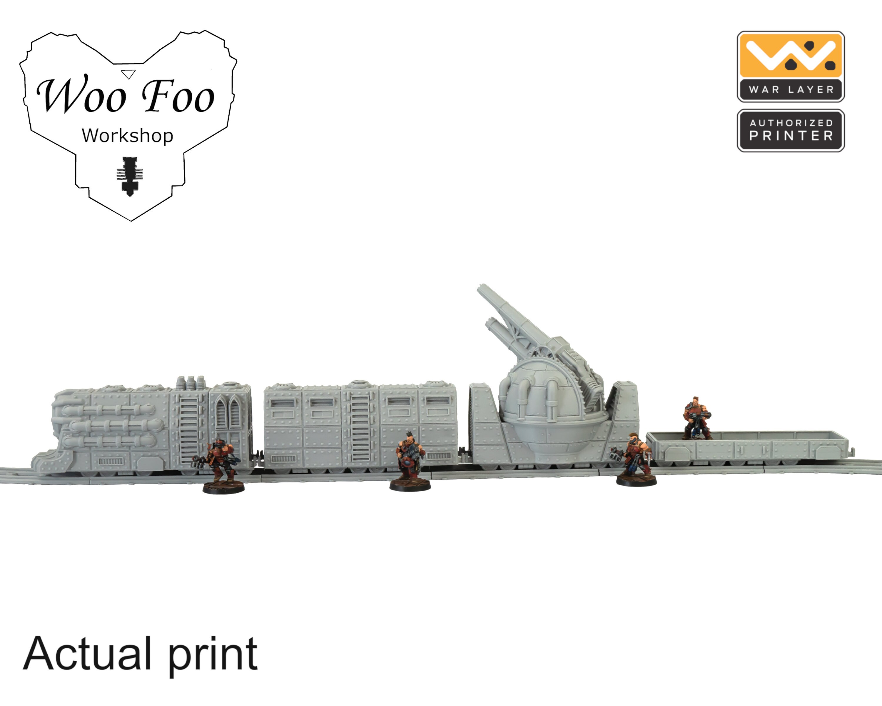 Sci Fi gothic train set 3D printed gaming terrain necromunda | Etsy