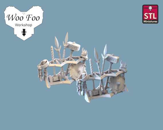 Fantasy Props Weapon Racks Resin 3D Printed Gaming Terrain STL - Etsy