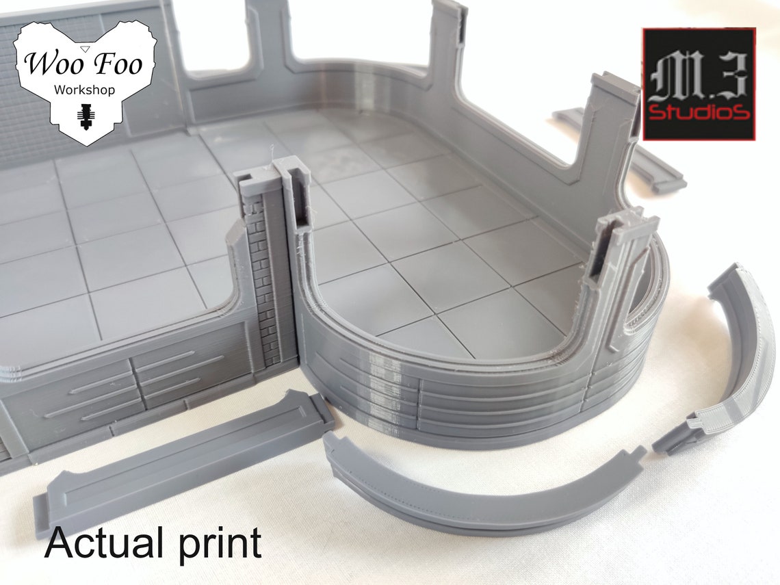 3D Printed Diner Gaming Scatter Terrain Fallout M3 Studios - Etsy