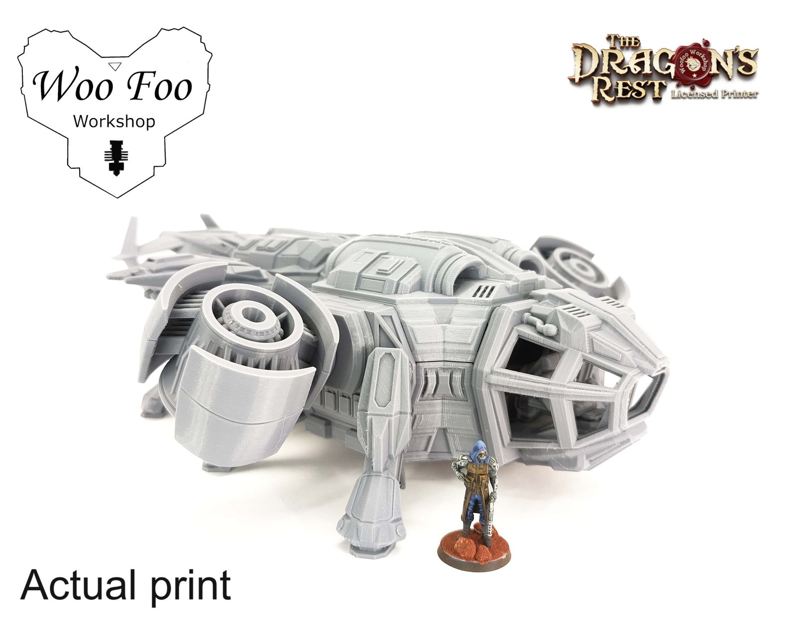 Sci Fi Dragonfly Heavy Dropship Terrain Infinity, Wargaming - Dragons ...